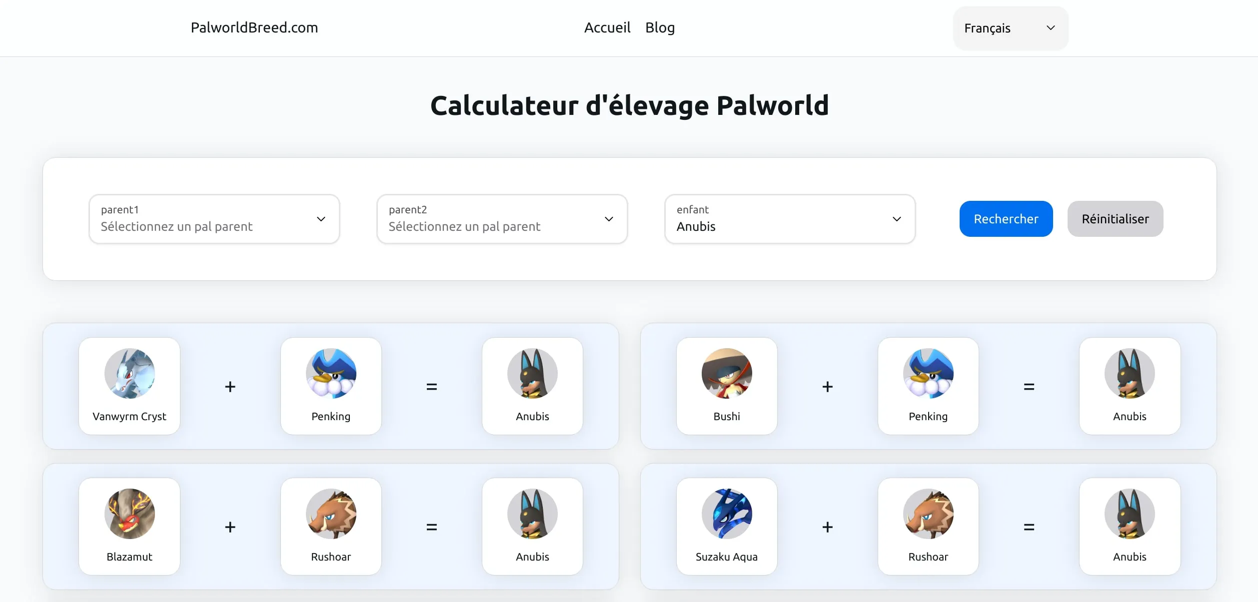 Calculateur d'élevage Palworld : Découvrez les combinaisons d'élevage ...